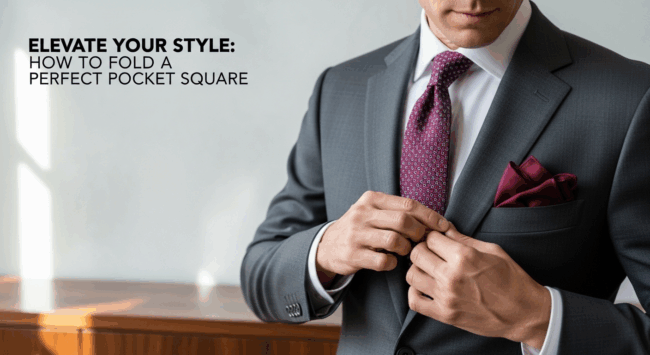 How to Fold a Pocket Square: The Viral Trick That Elevates Any Suit