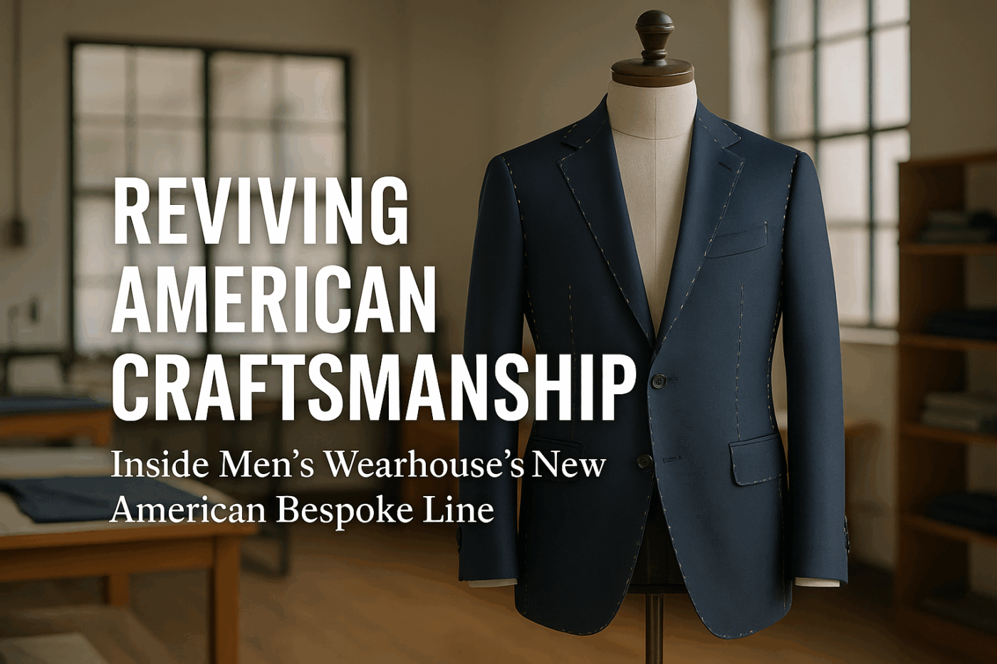 Reviving American Craftsmanship: Men’s Wearhouse American Bespoke