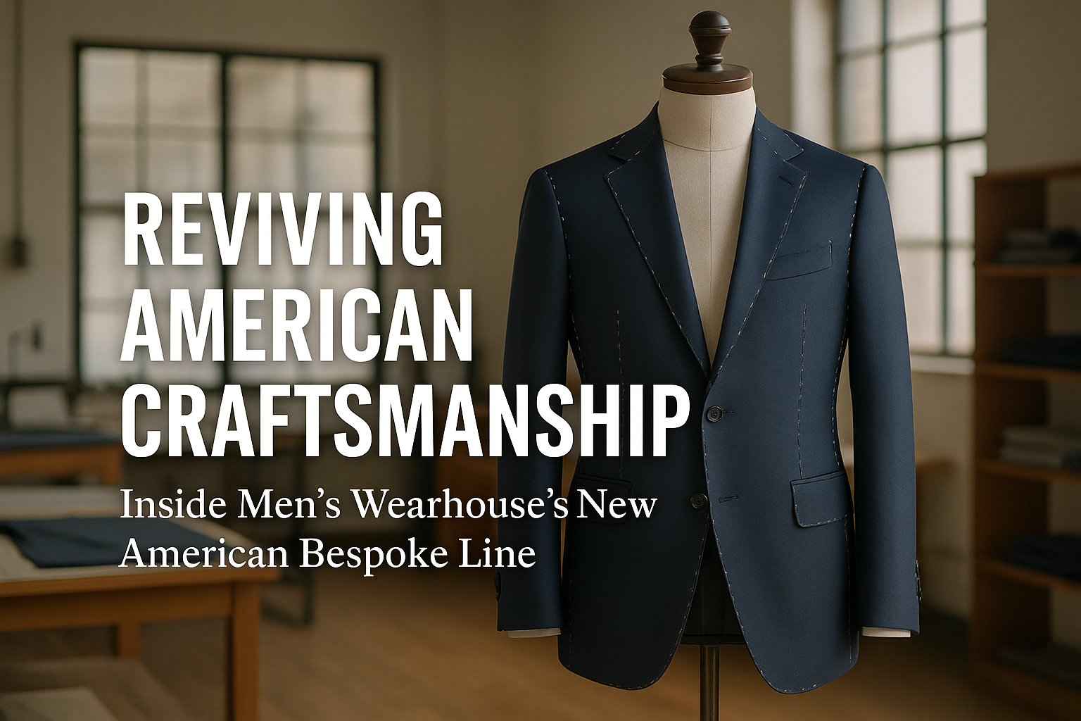 Reviving American Craftsmanship: Men’s Wearhouse American Bespoke