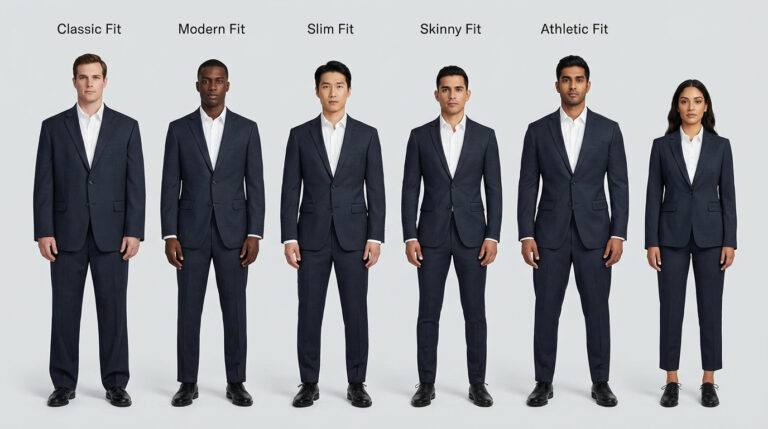 Suit Fit Comparison: Technical Specs for Slim, Modern & Athletic Fits
