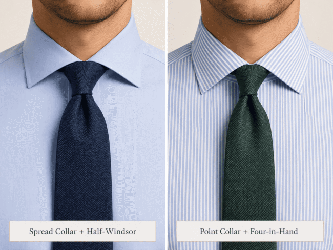 A Beginner’s Guide to Different Types of Shirt Collars | Men's Clothing ...